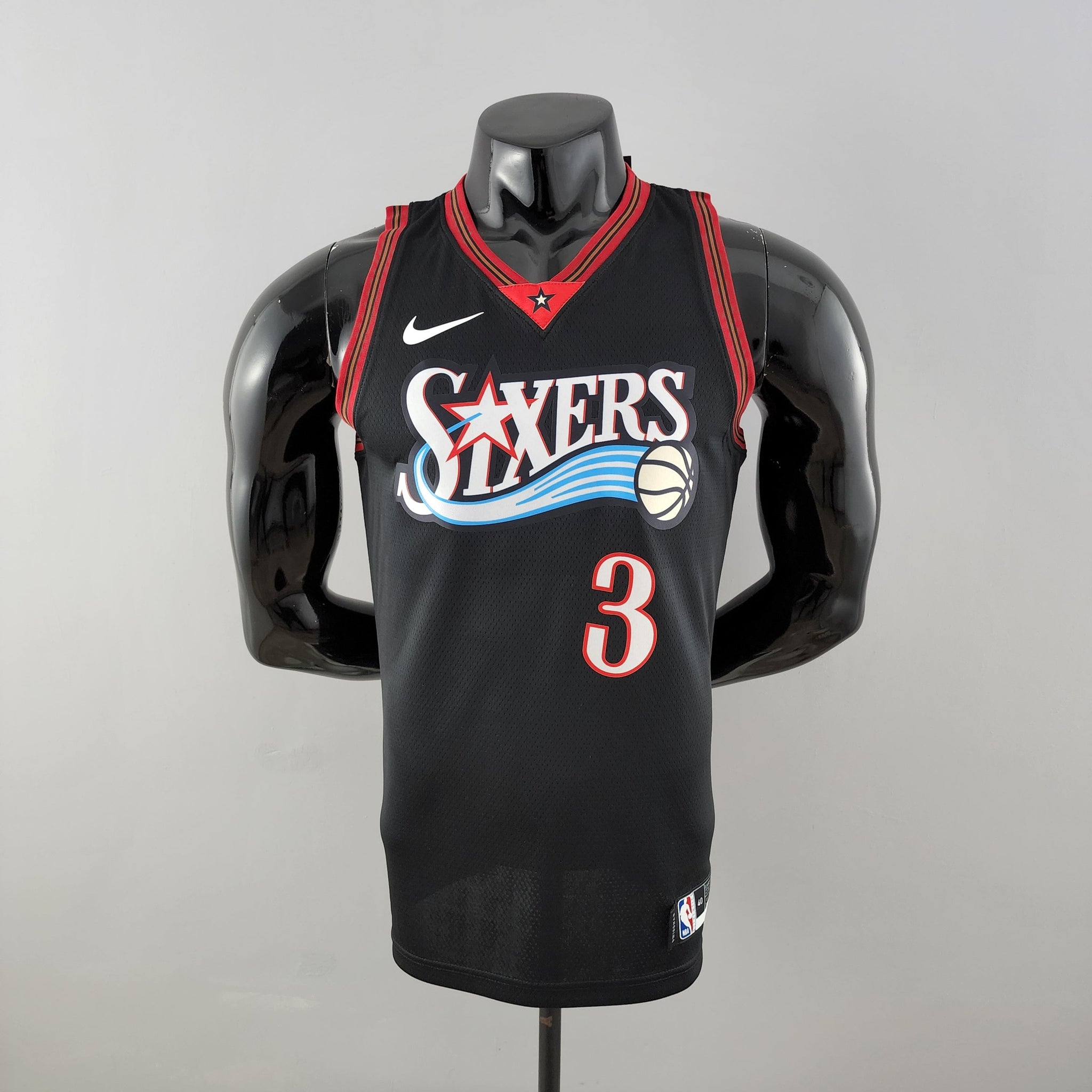 Philadelphia 76ers Allen Iverson Negra – Tus Camisetas Chile